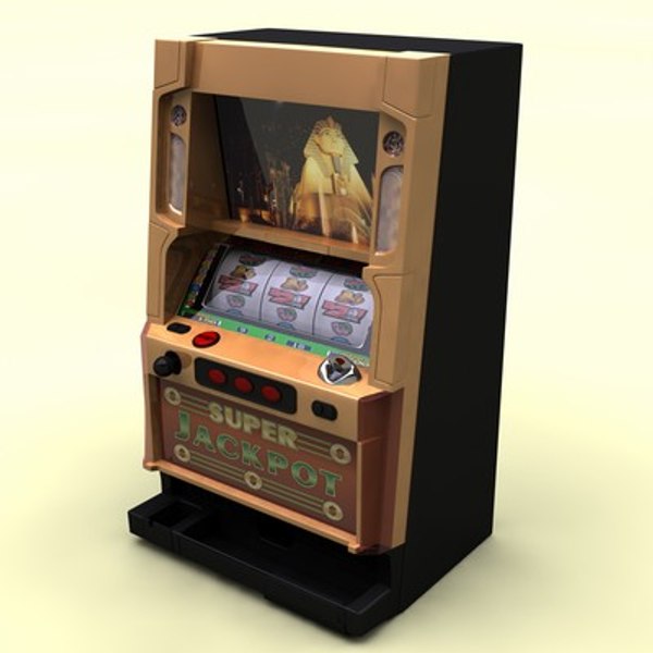 3d slot machine model