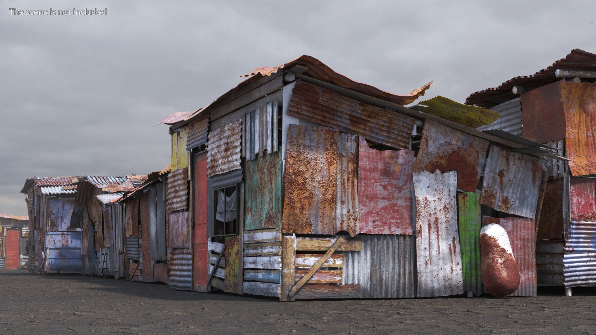 Rusty Slum Settlement 3D - TurboSquid 2330101