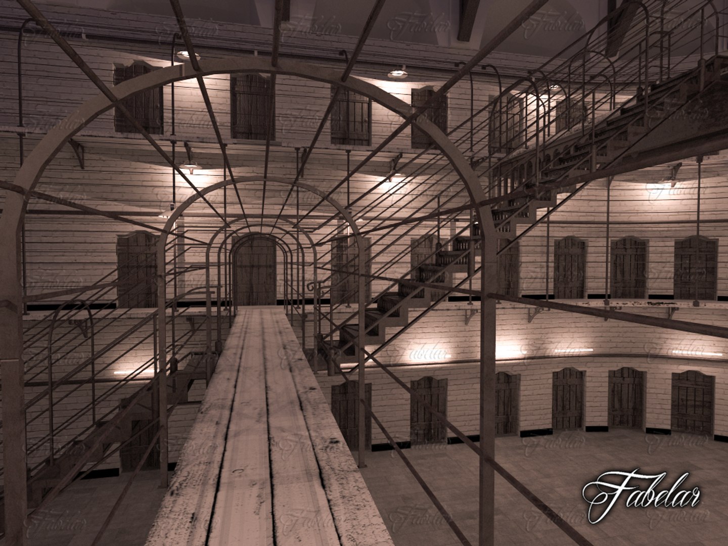 prison night 3d max