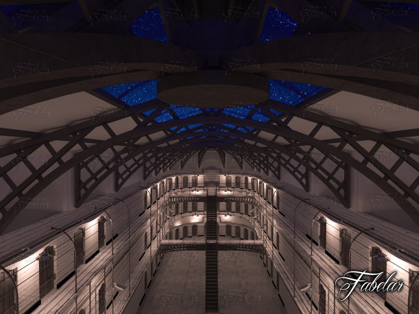 prison night 3d max