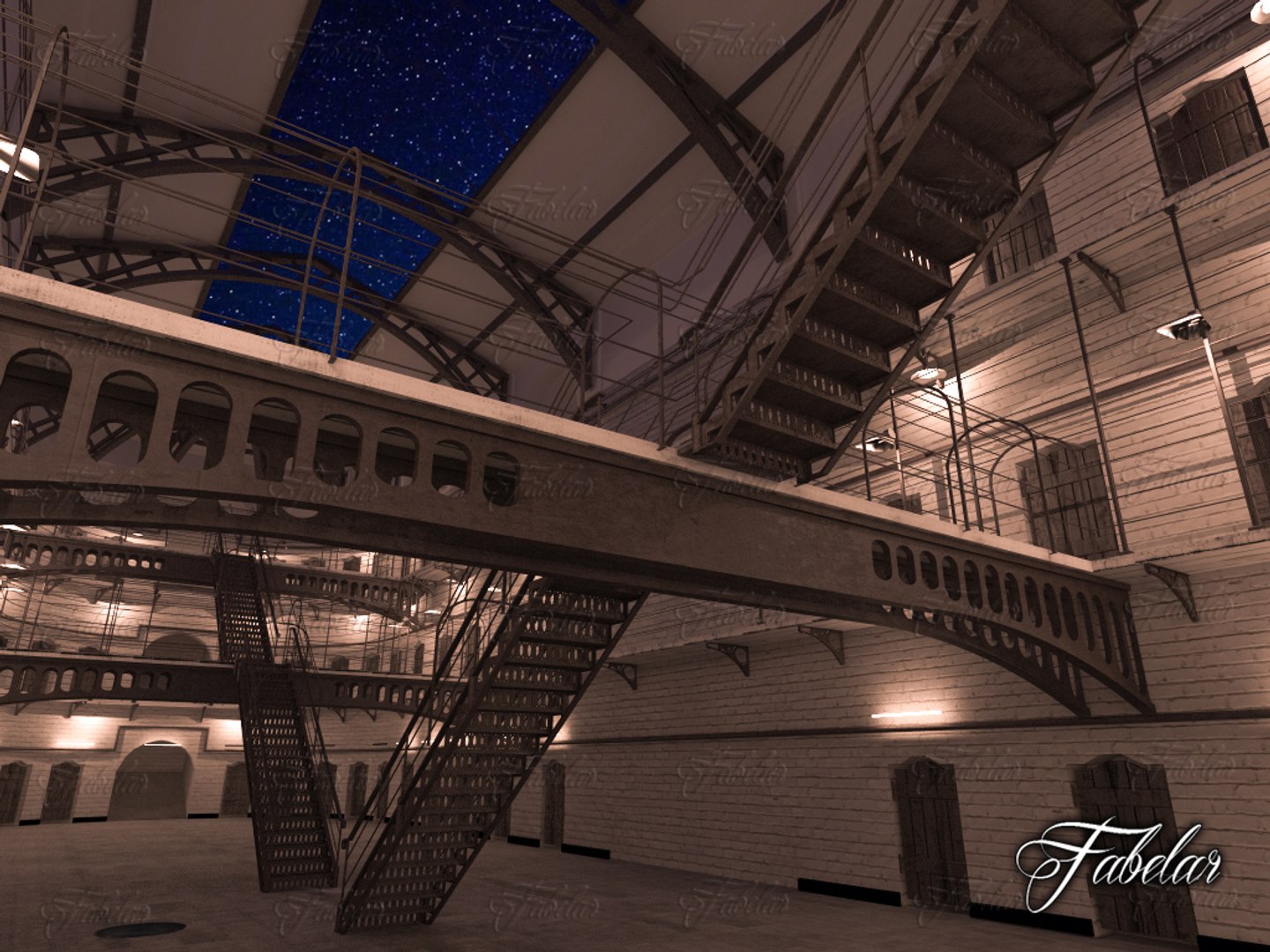 prison night 3d max