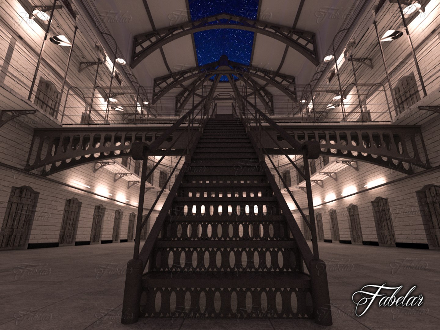 prison night 3d max