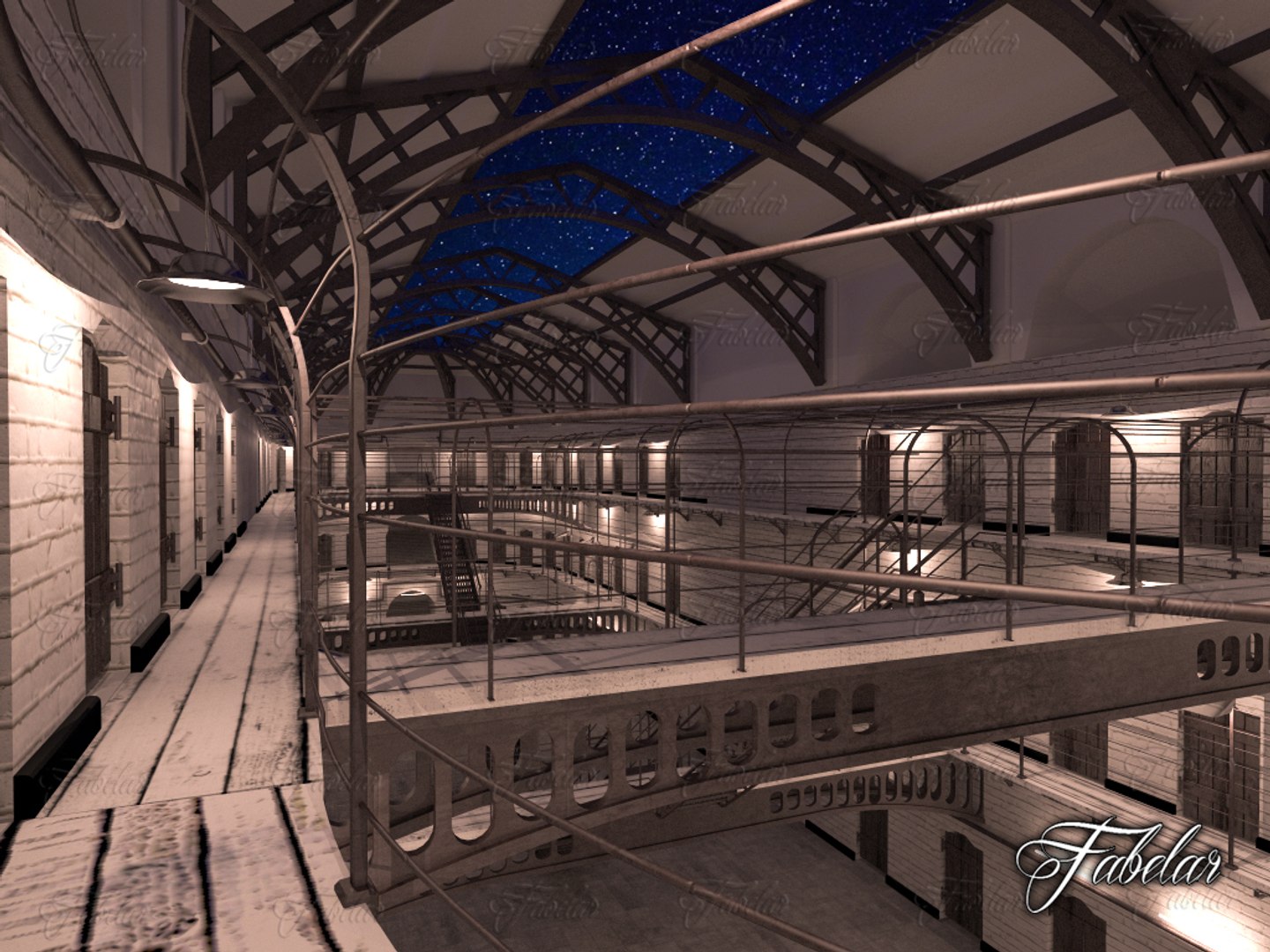 prison night 3d max
