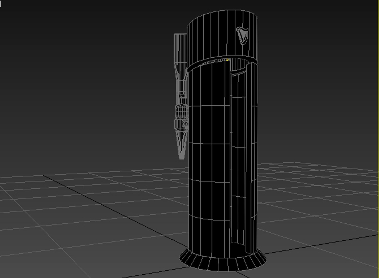 guinness beer tower 3d model