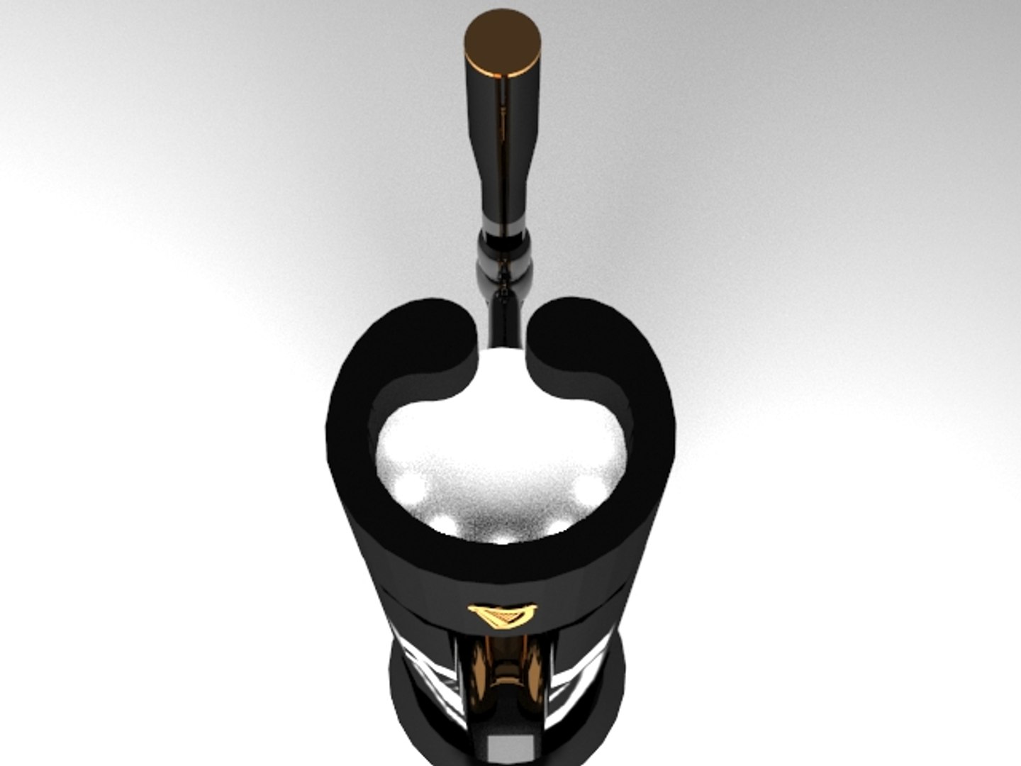 guinness beer tower 3d model