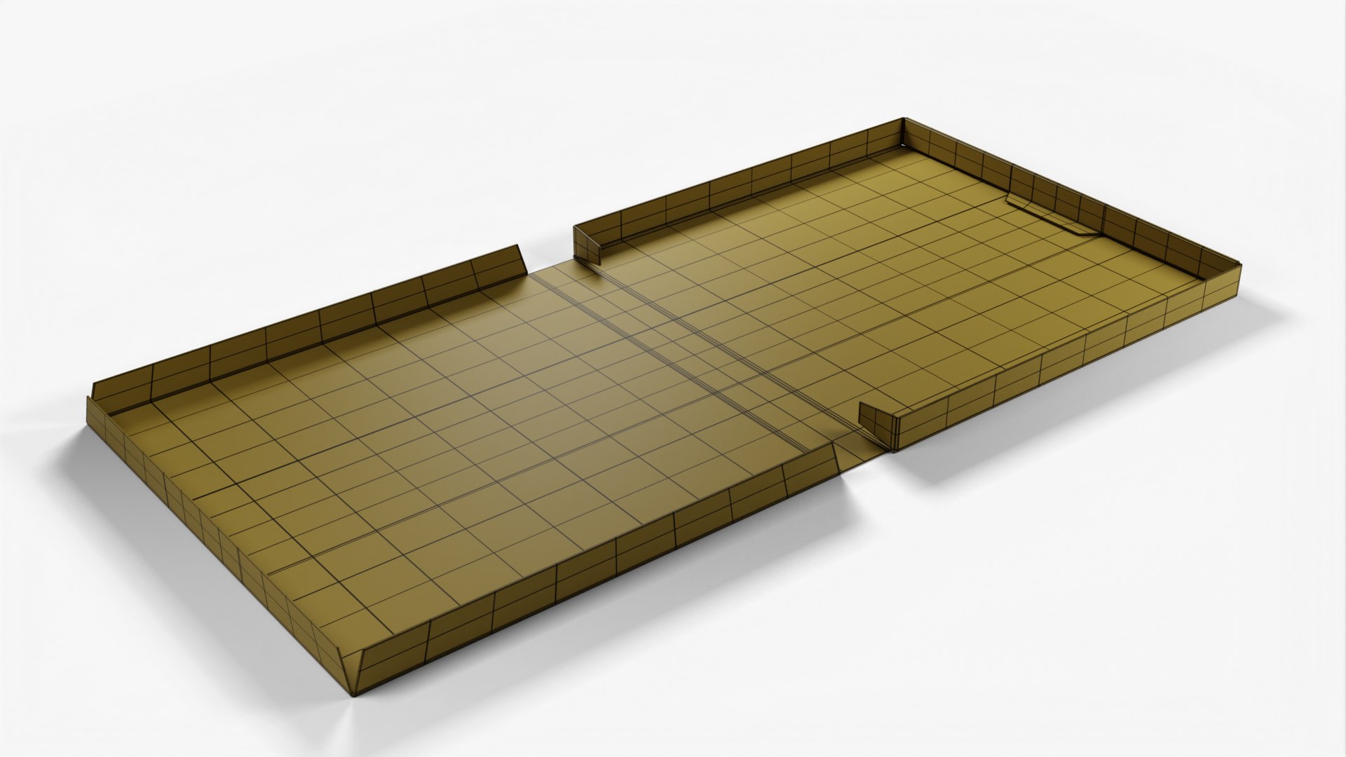3D 10-inch White Paper Full Open Pizza Box Model - TurboSquid 1982335
