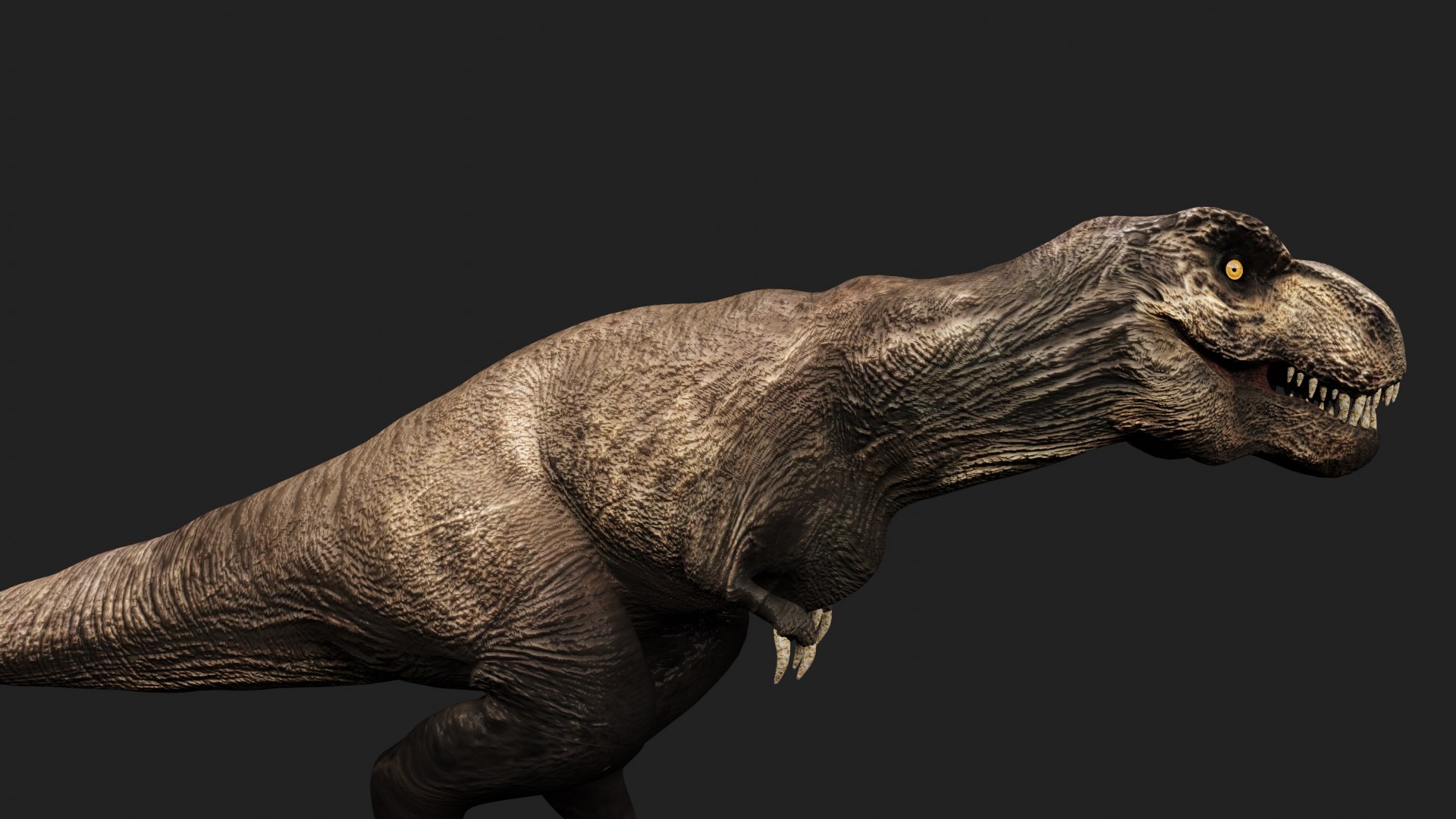 Tyrannosaurus Rex Animated Rigged 3D - TurboSquid 2036033