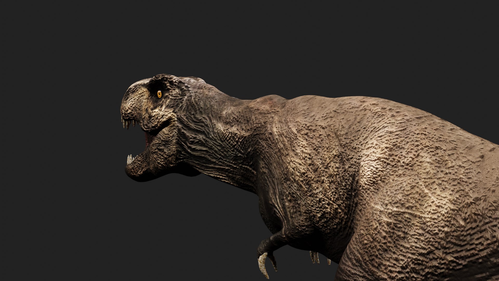 Tyrannosaurus Rex Animated Rigged 3D - TurboSquid 2036033