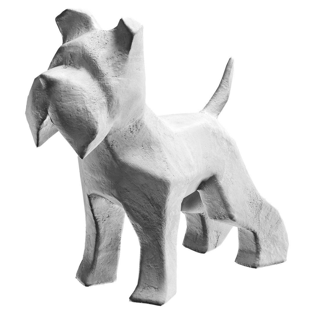 3D Schnauzer Dog Model - TurboSquid 2339208