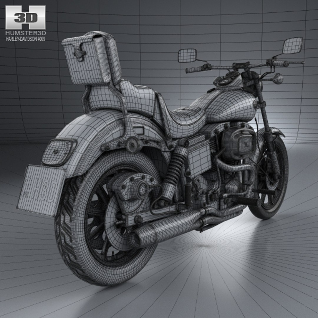3D harley davidson harley-davidson model - TurboSquid 1234987