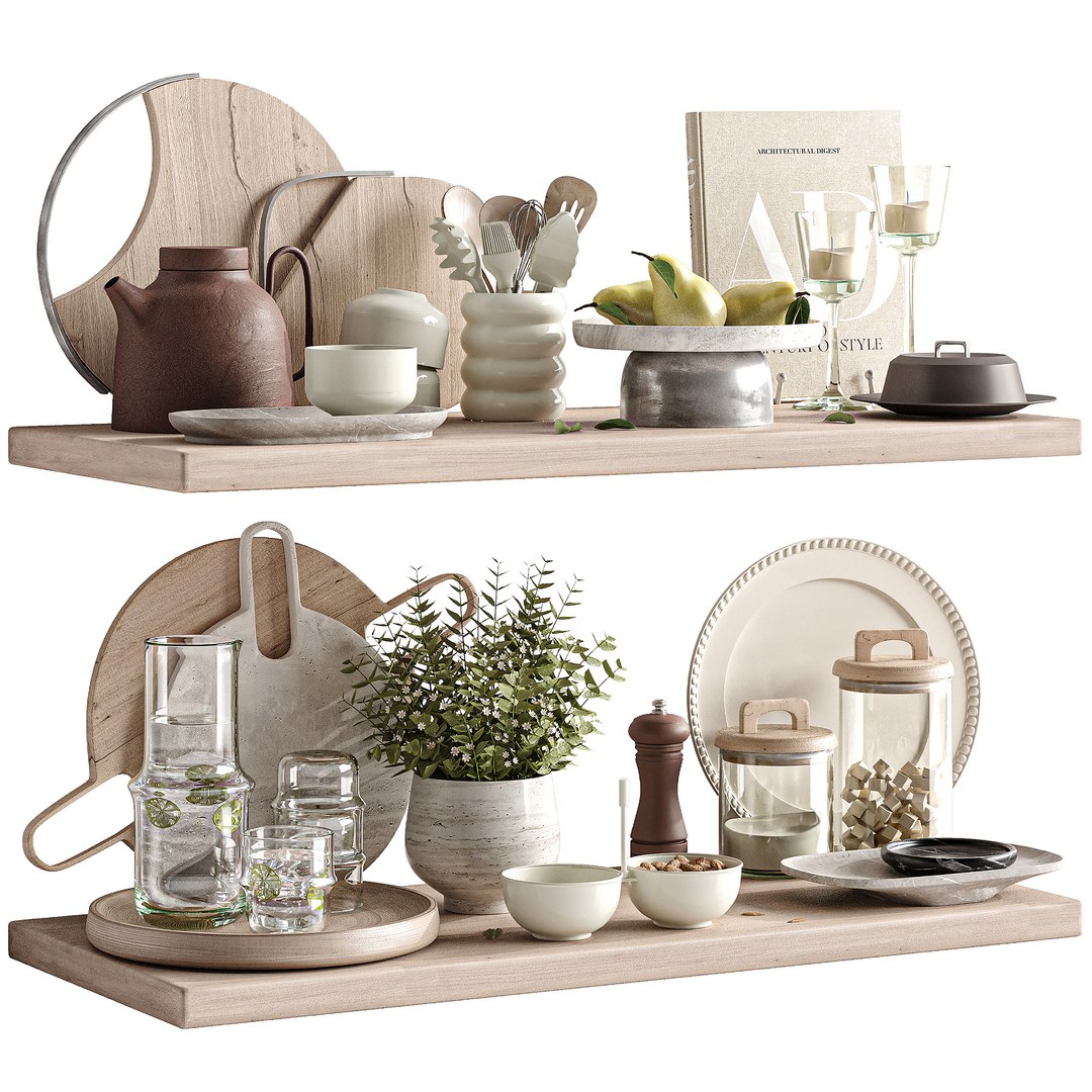 3D Kitchen Accessories 044 Model - TurboSquid 2396299