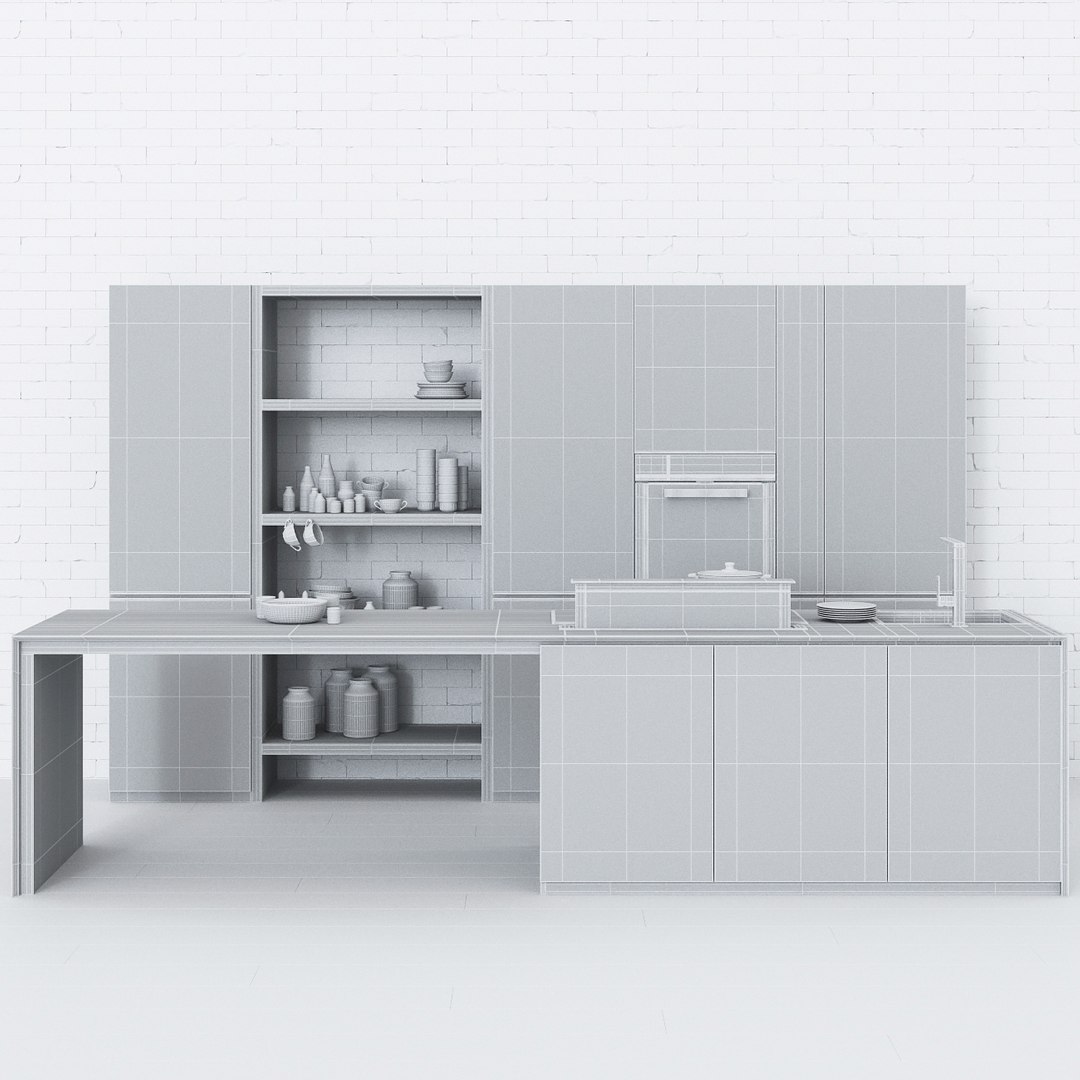 kitchen 02 3d model