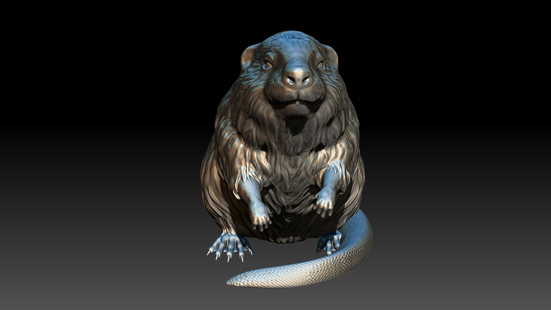 3D Muskrat - TurboSquid 1984224