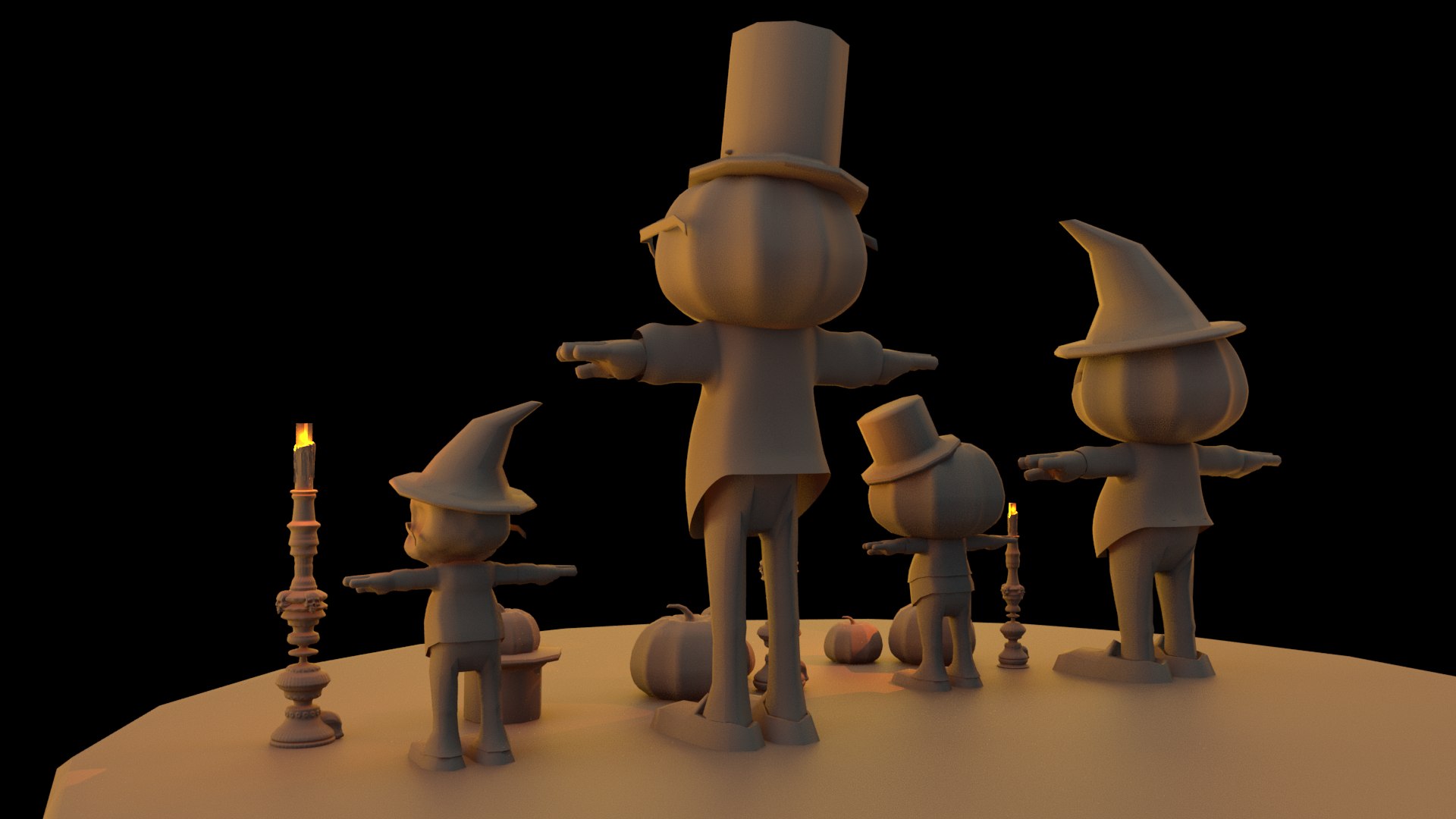 Halloween pack 3D model - TurboSquid 1970026