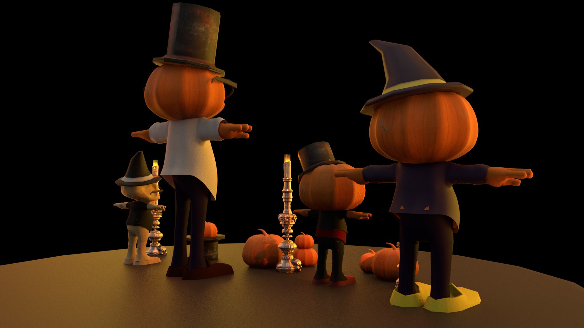 Halloween pack 3D model - TurboSquid 1970026