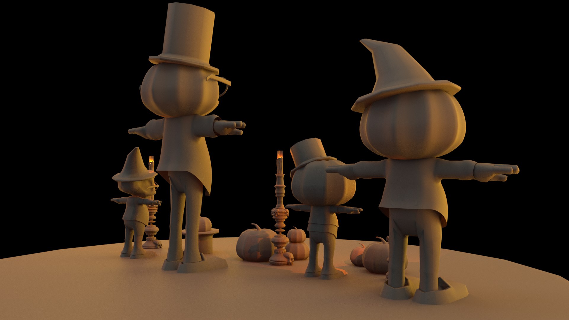 Halloween pack 3D model - TurboSquid 1970026
