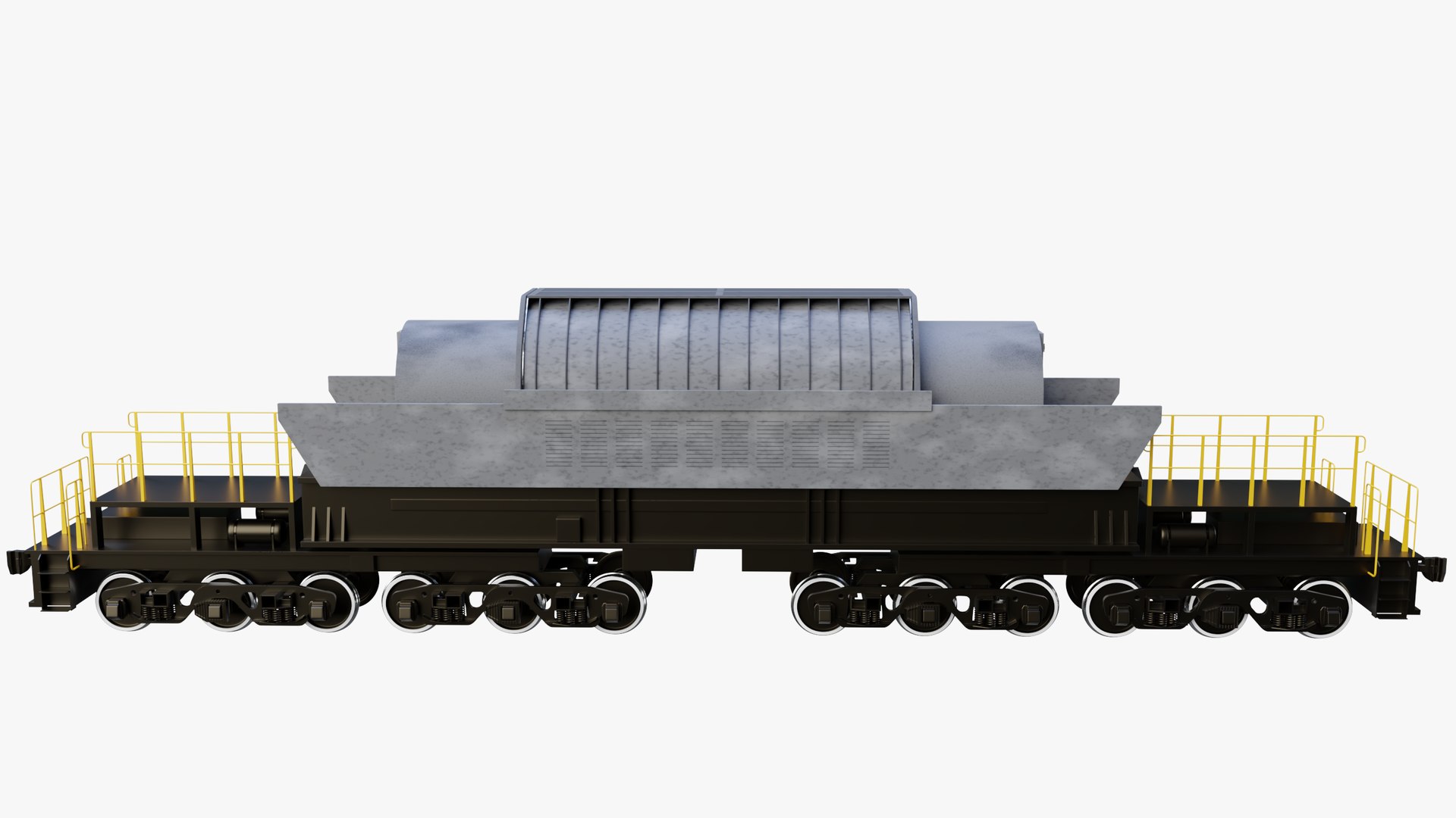 3D Nuclear Railroad Transporter - TurboSquid 1637558