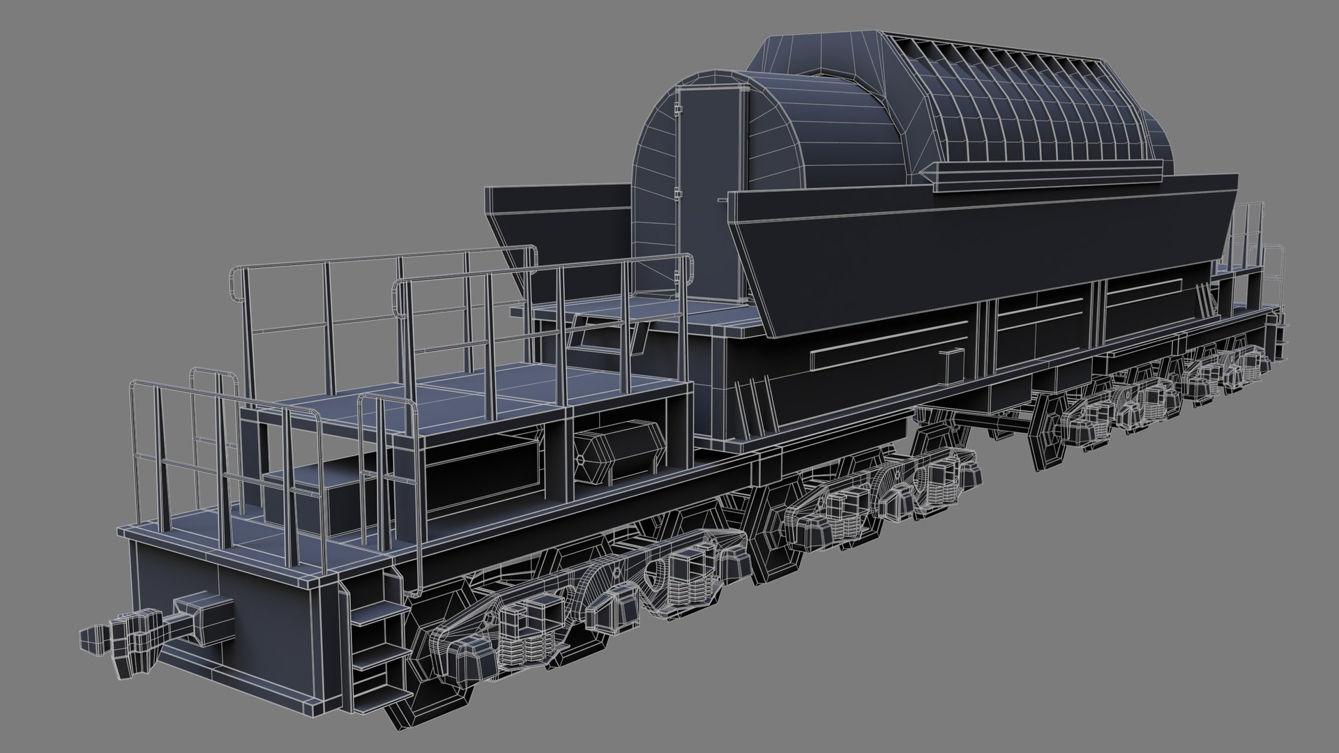 3D nuclear railroad transporter - TurboSquid 1637558