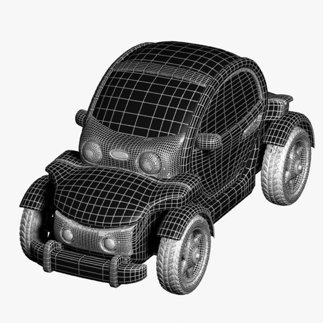3D Toon Small Car Model - TurboSquid 1386844