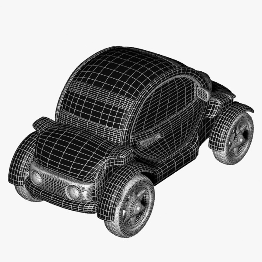 3D Toon Small Car Model - TurboSquid 1386844