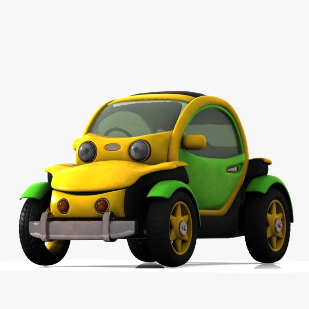 3D Toon Small Car Model - TurboSquid 1386844