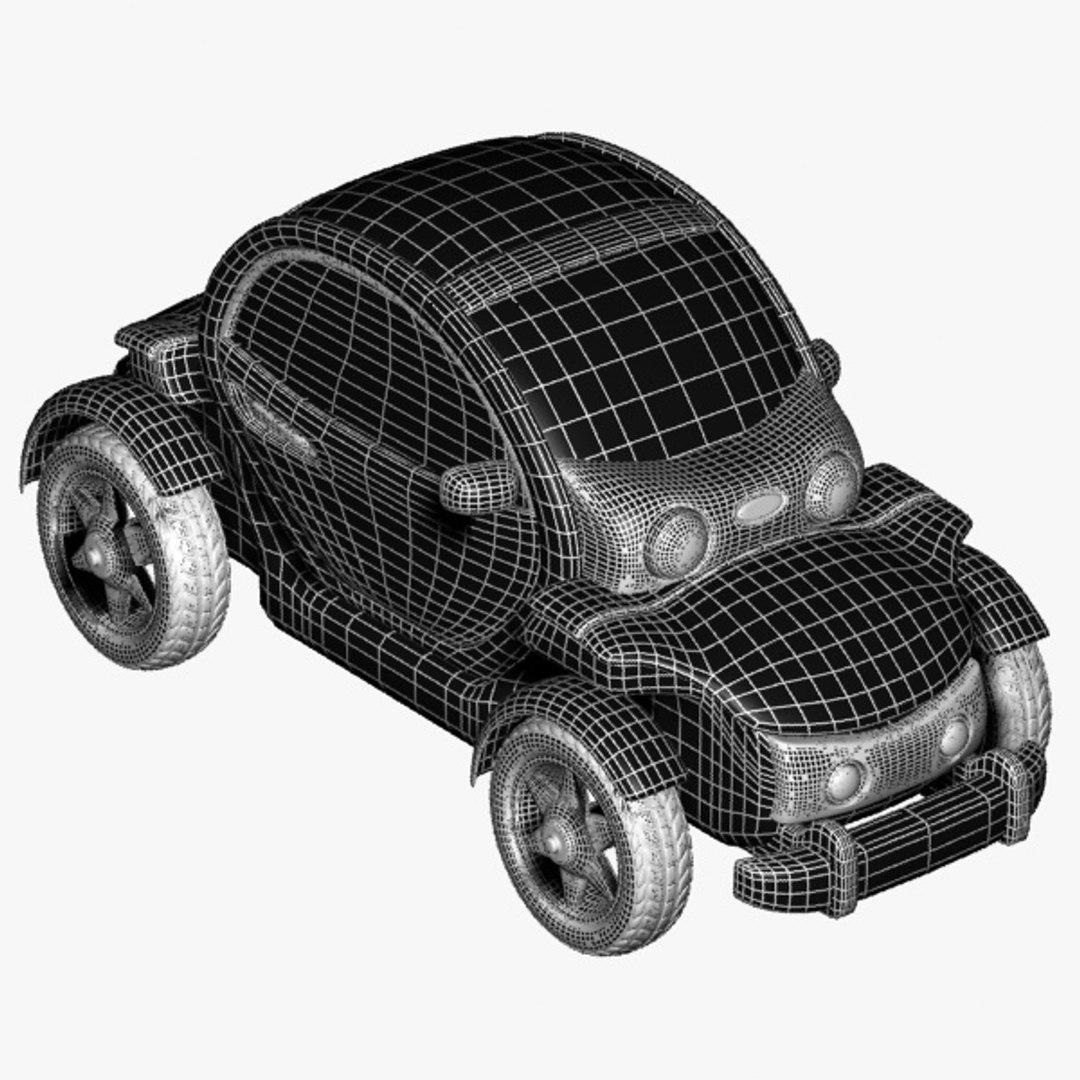 3D Toon Small Car Model - TurboSquid 1386844
