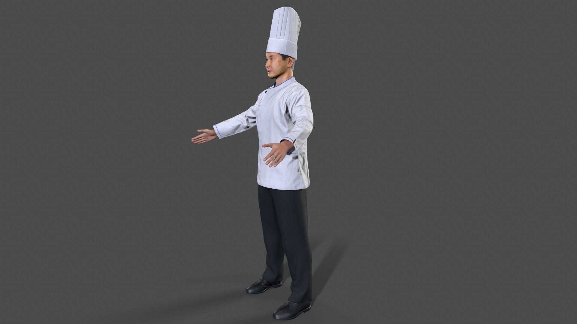 CHEF KITCHENER 3D - TurboSquid 2242507