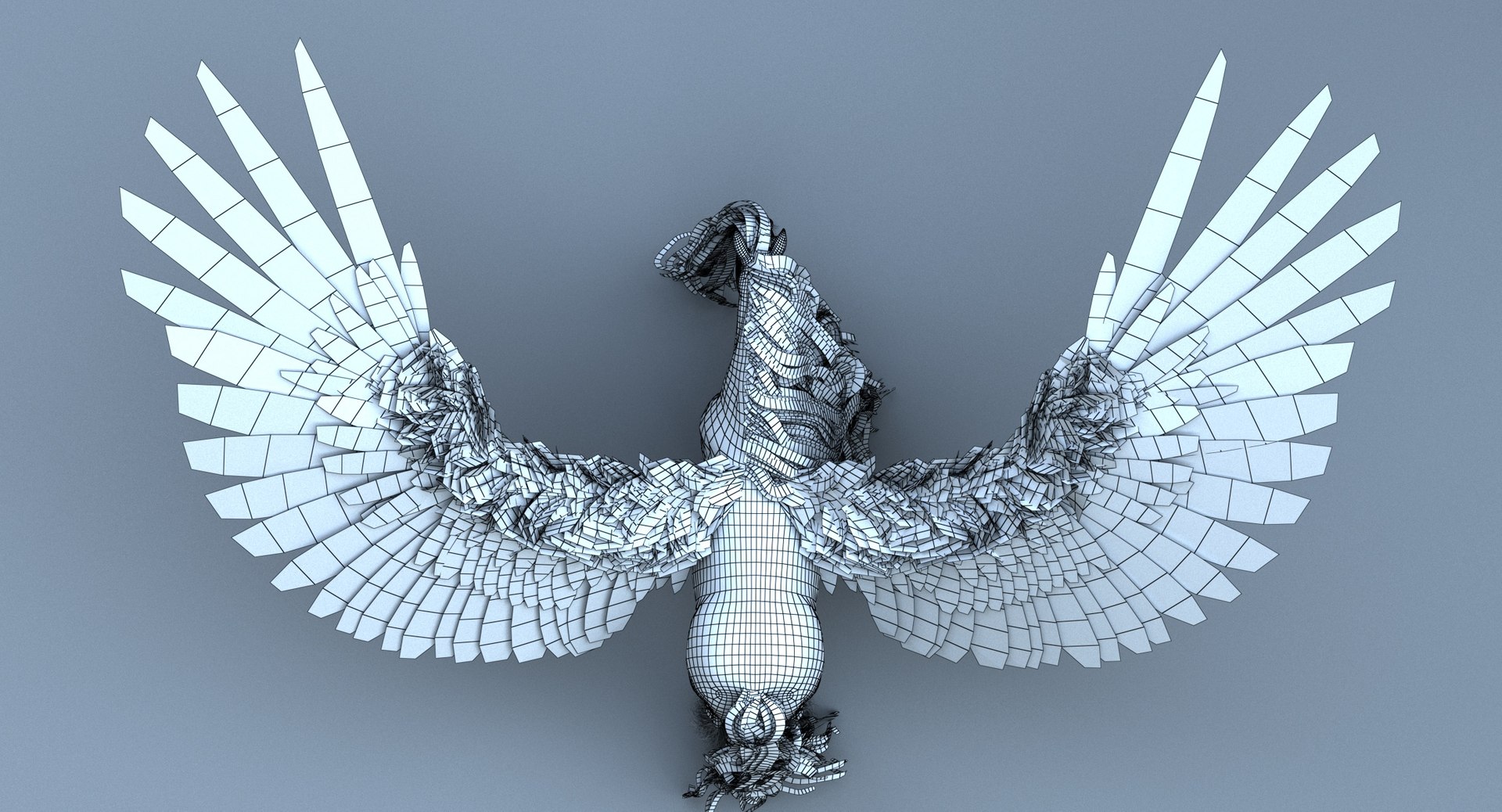 Pegasus Winged White Horse model - TurboSquid 1952331