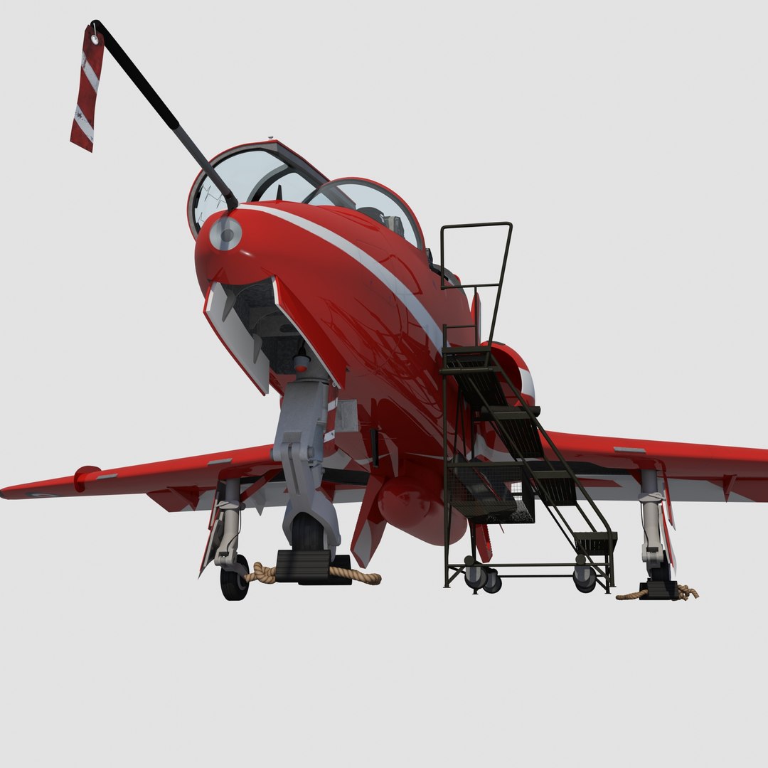 Red Arrow Hawk T1 3d Max