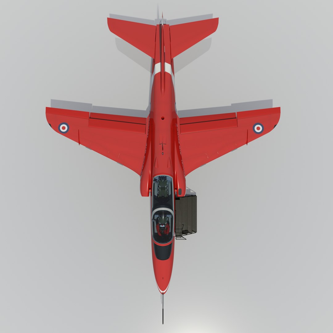 Red Arrow Hawk T1 3d Max