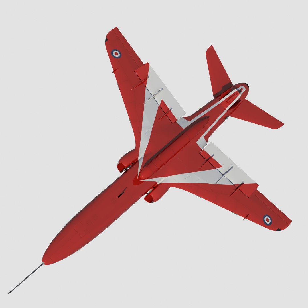 Red Arrow Hawk T1 3d Max