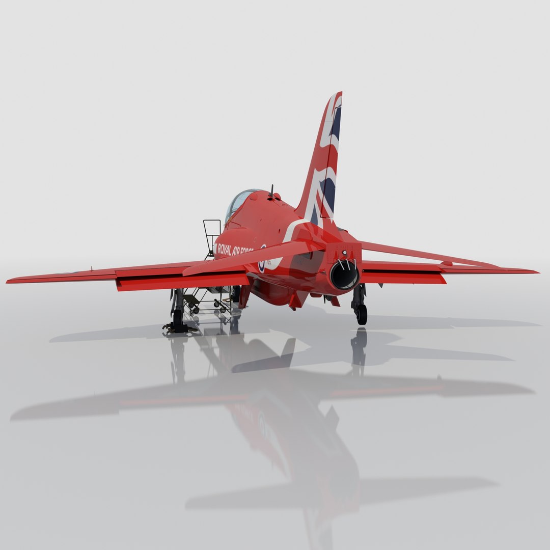 Red Arrow Hawk T1 3d Max
