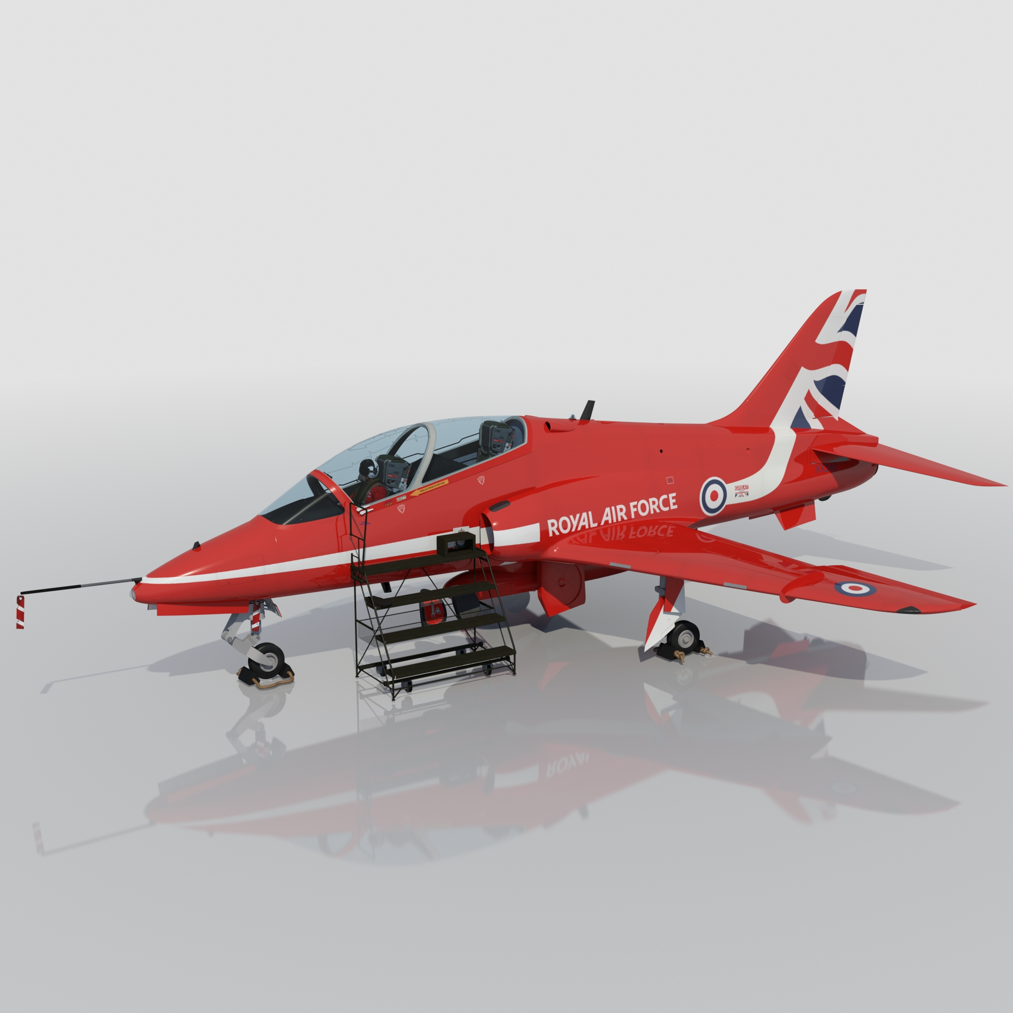 red arrow hawk t1 3d max