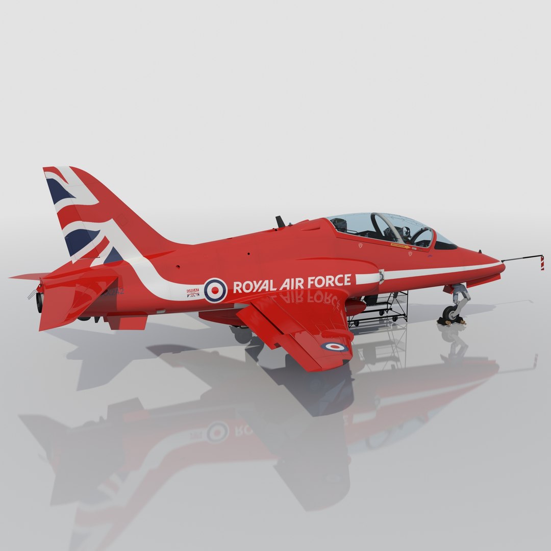 Red Arrow Hawk T1 3d Max