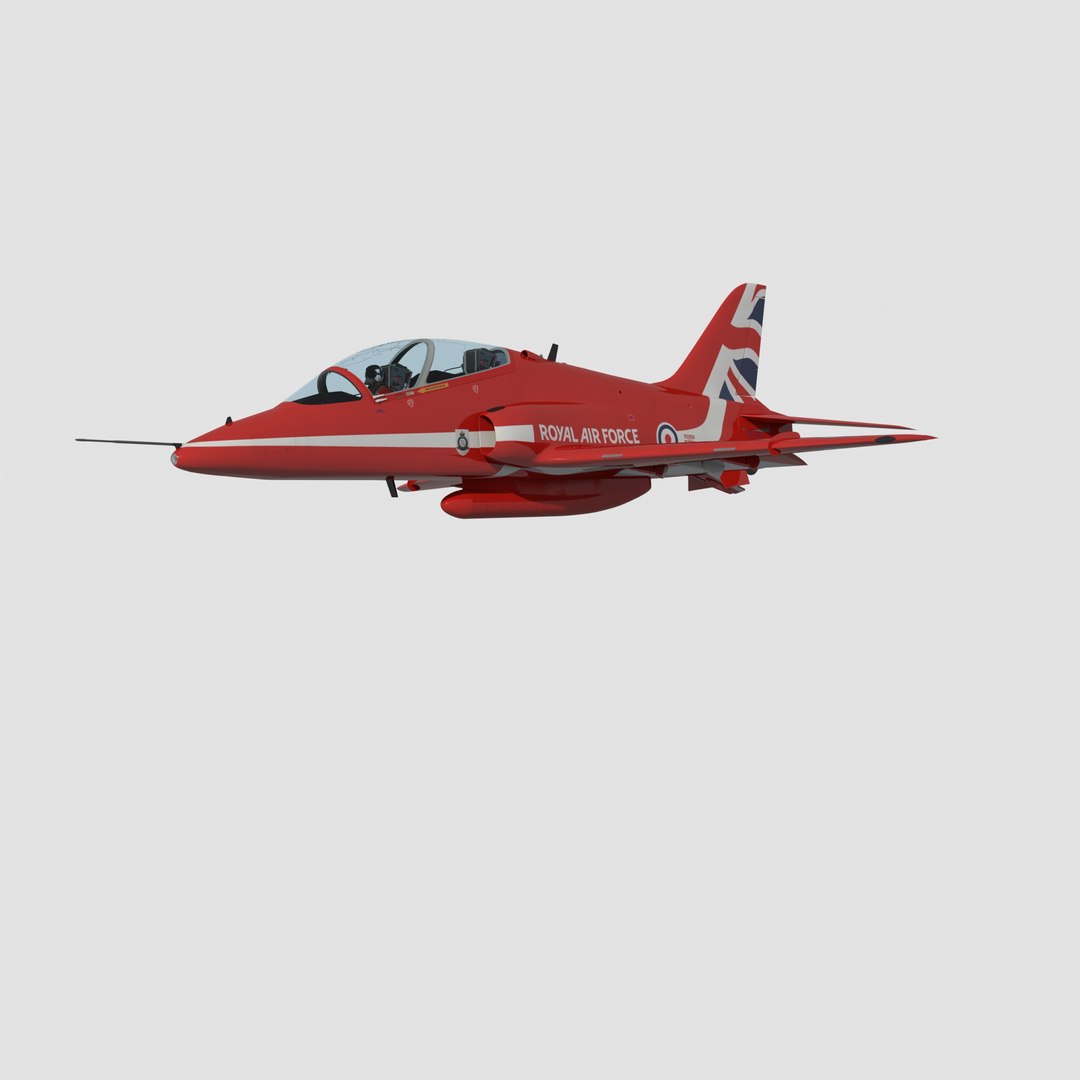 Red Arrow Hawk T1 3d Max