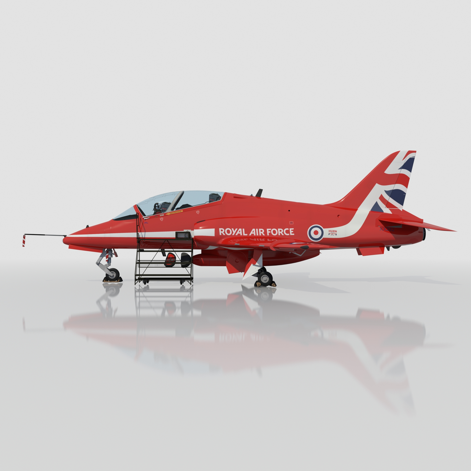 red arrow hawk t1 3d max