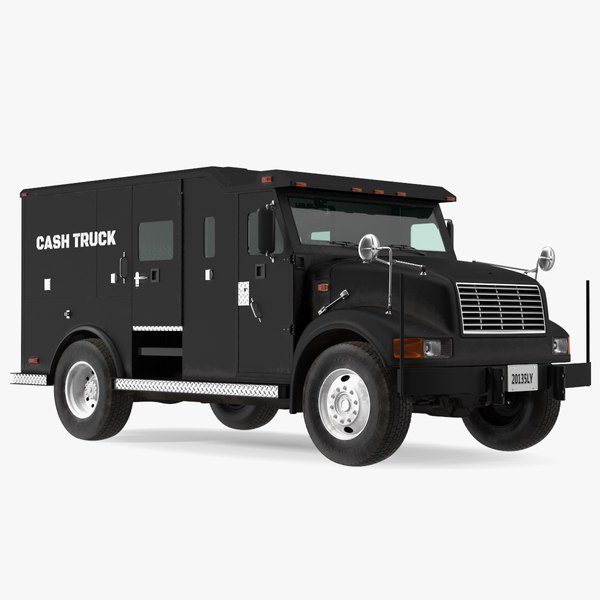 Armored Cash Transport Car Black Rigged 3D 모델 - TurboSquid 1935082