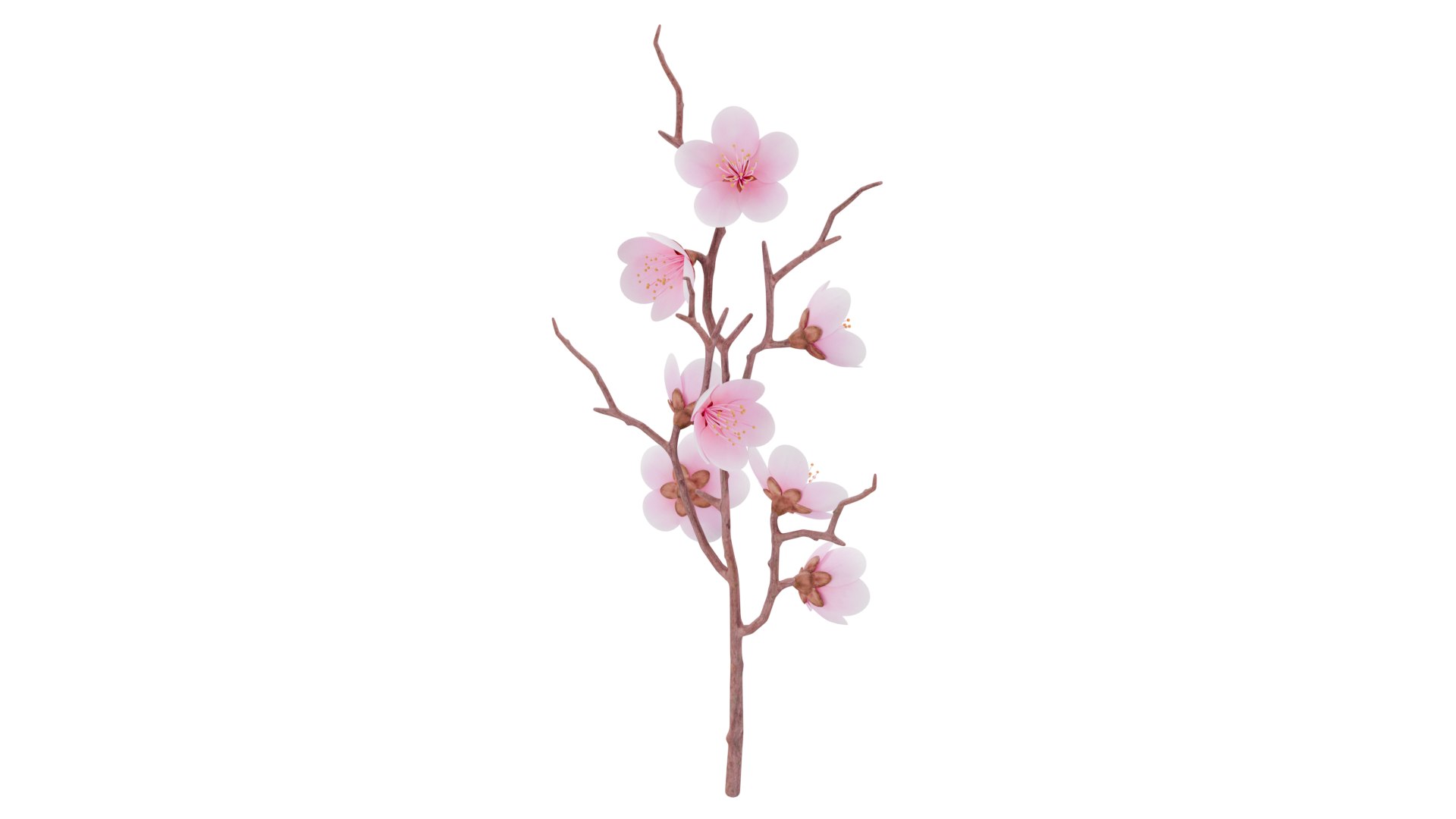 3D Model SakuraBranches 01 - TurboSquid 2272860