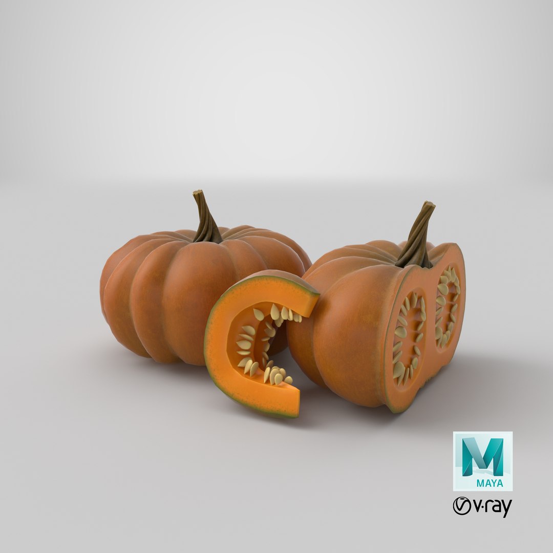 3D Cartoon Pumpkin Model - TurboSquid 2077822