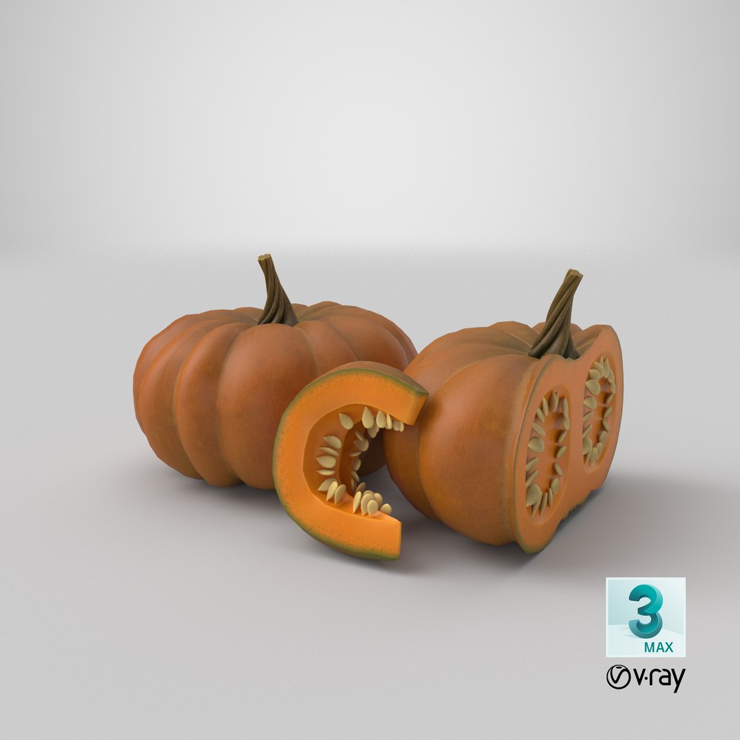 3D Cartoon Pumpkin Model - TurboSquid 2077822