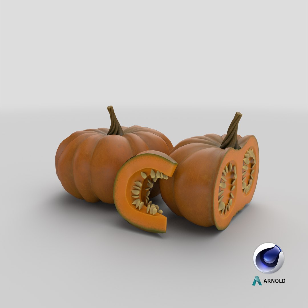 3D Cartoon Pumpkin Model - TurboSquid 2077822
