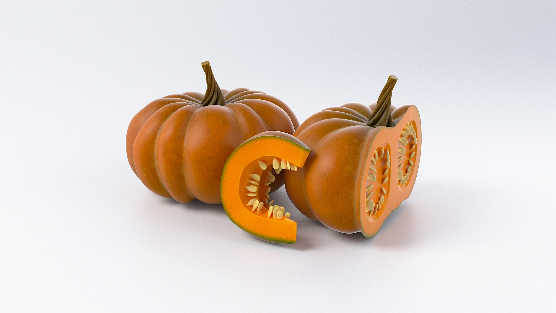 3D Cartoon Pumpkin Model - TurboSquid 2077822
