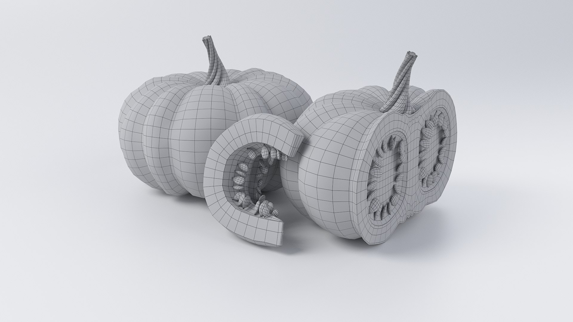 3D Cartoon Pumpkin Model - TurboSquid 2077822