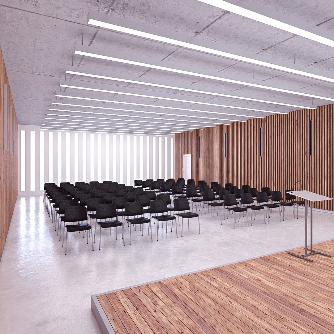 3D Conference Hall 01 - TurboSquid 2129340