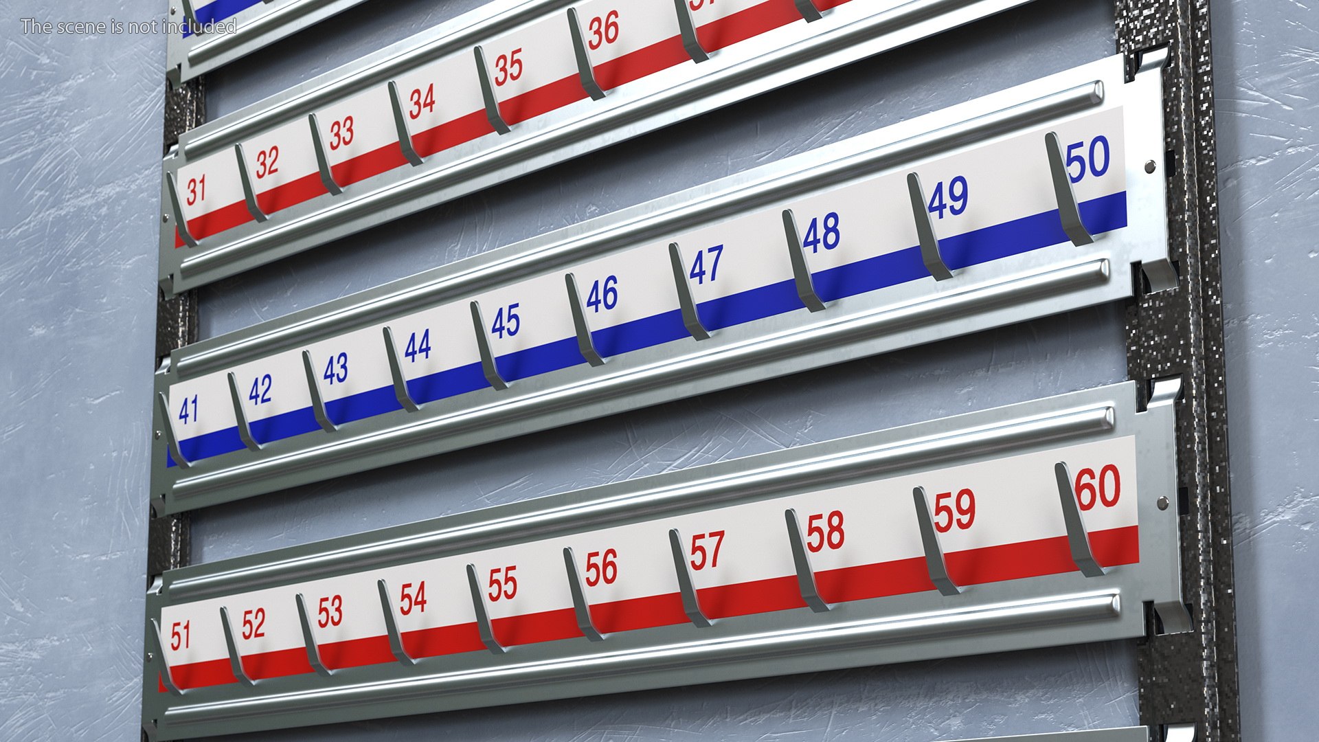 Industrial Key Rack 3D Model - TurboSquid 1828162