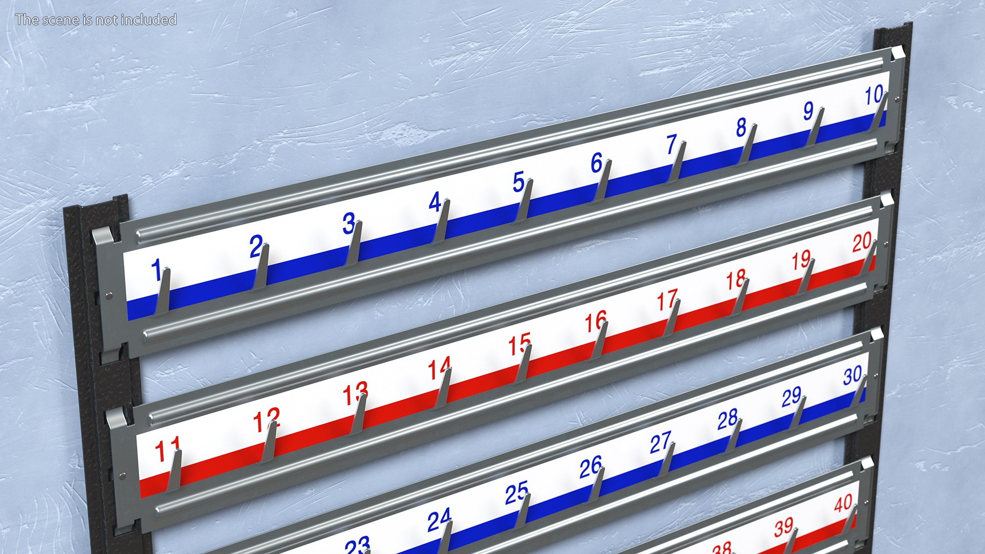 Industrial Key Rack 3D Model - TurboSquid 1828162