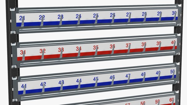 Industrial Key Rack 3D model - TurboSquid 1828162