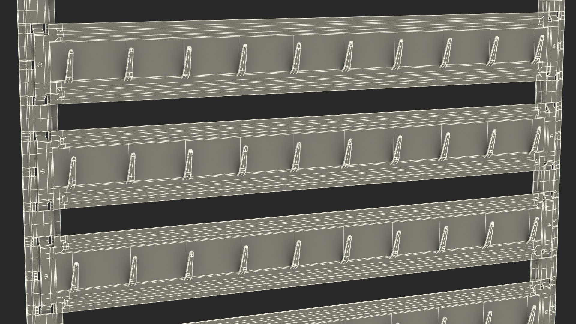 Industrial Key Rack 3D Model - TurboSquid 1828162