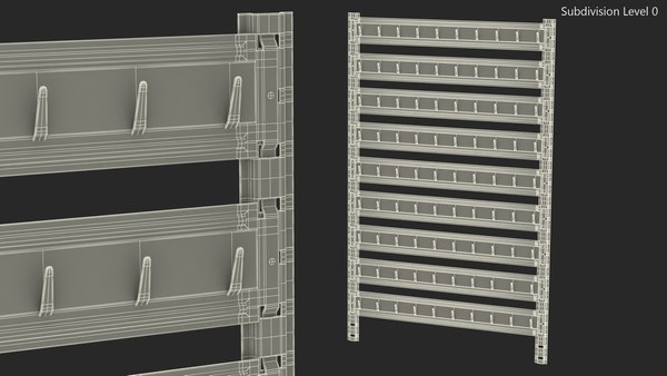 Industrial Key Rack 3D model - TurboSquid 1828162