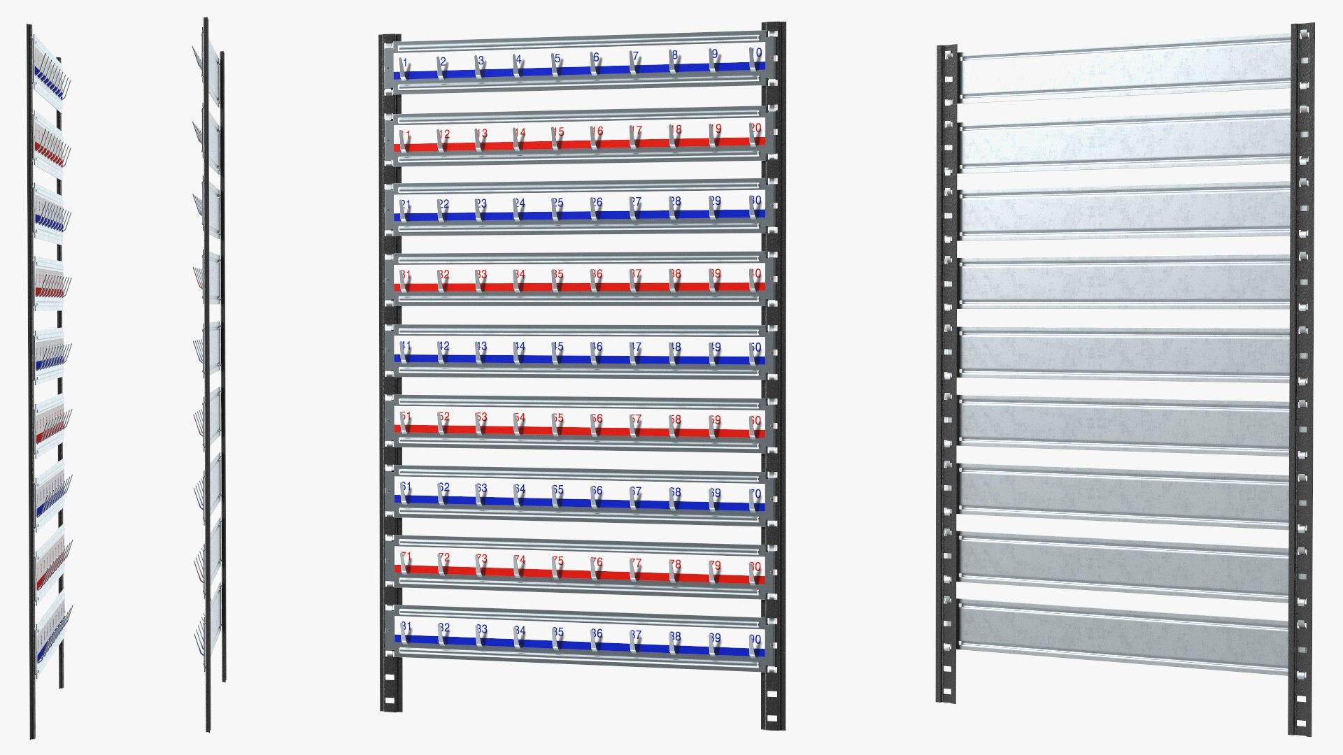 Industrial Key Rack 3D Model - TurboSquid 1828162